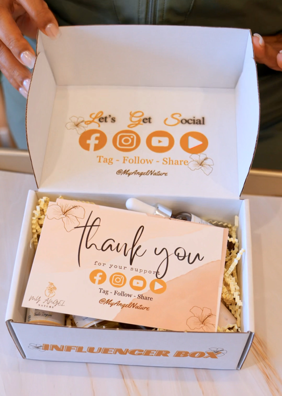INFLUENCER BOX For COLLABS – My Angel Nature